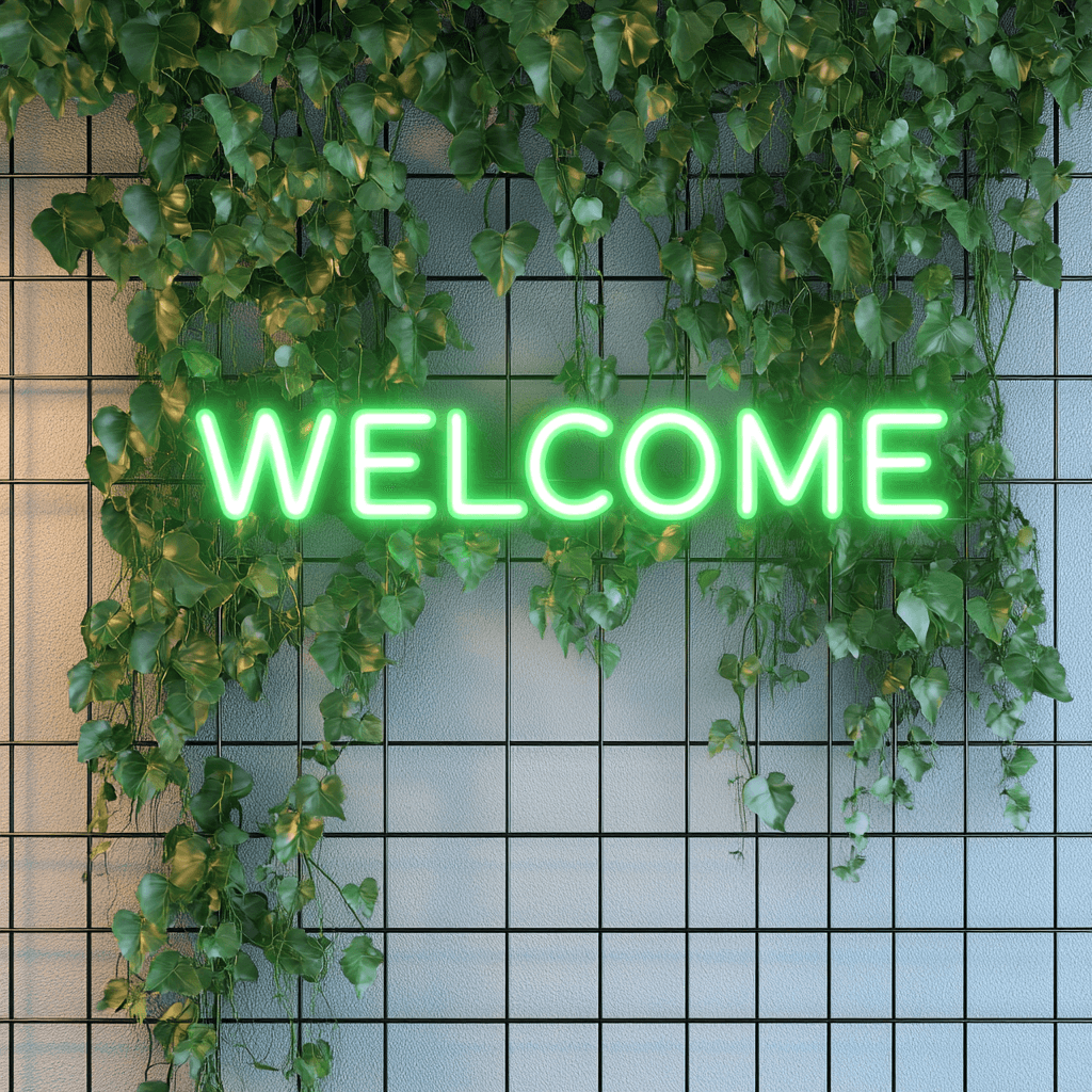 Led neoninis ženklas "Welcome" | Ledneon